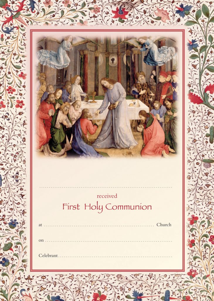 First Communion Certificate (Pack of 25) | Catholic Truth Society