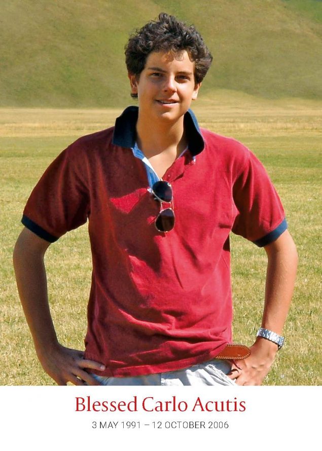 Official Prayer to Blessed Carlo Acutis | Catholic Truth Society